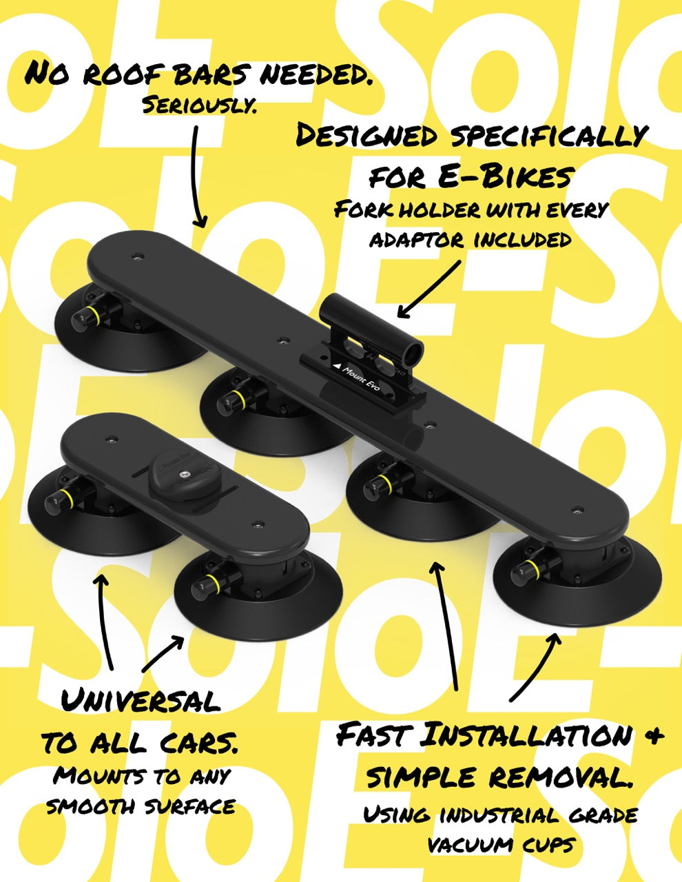 E-Solo Electric Bike Rack – Mount Evo